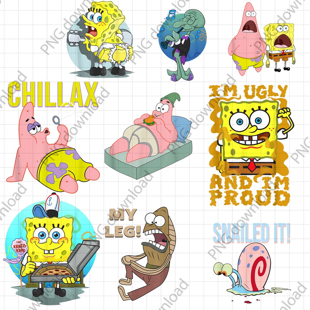 12 Spongebob Faces Png, Spongebob Faces Cricut, Squarepants Png ...