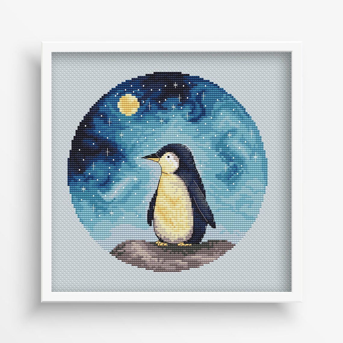 Penguin Cross Stitch Pattern, Cute Penguin, Instant PDF Download ...