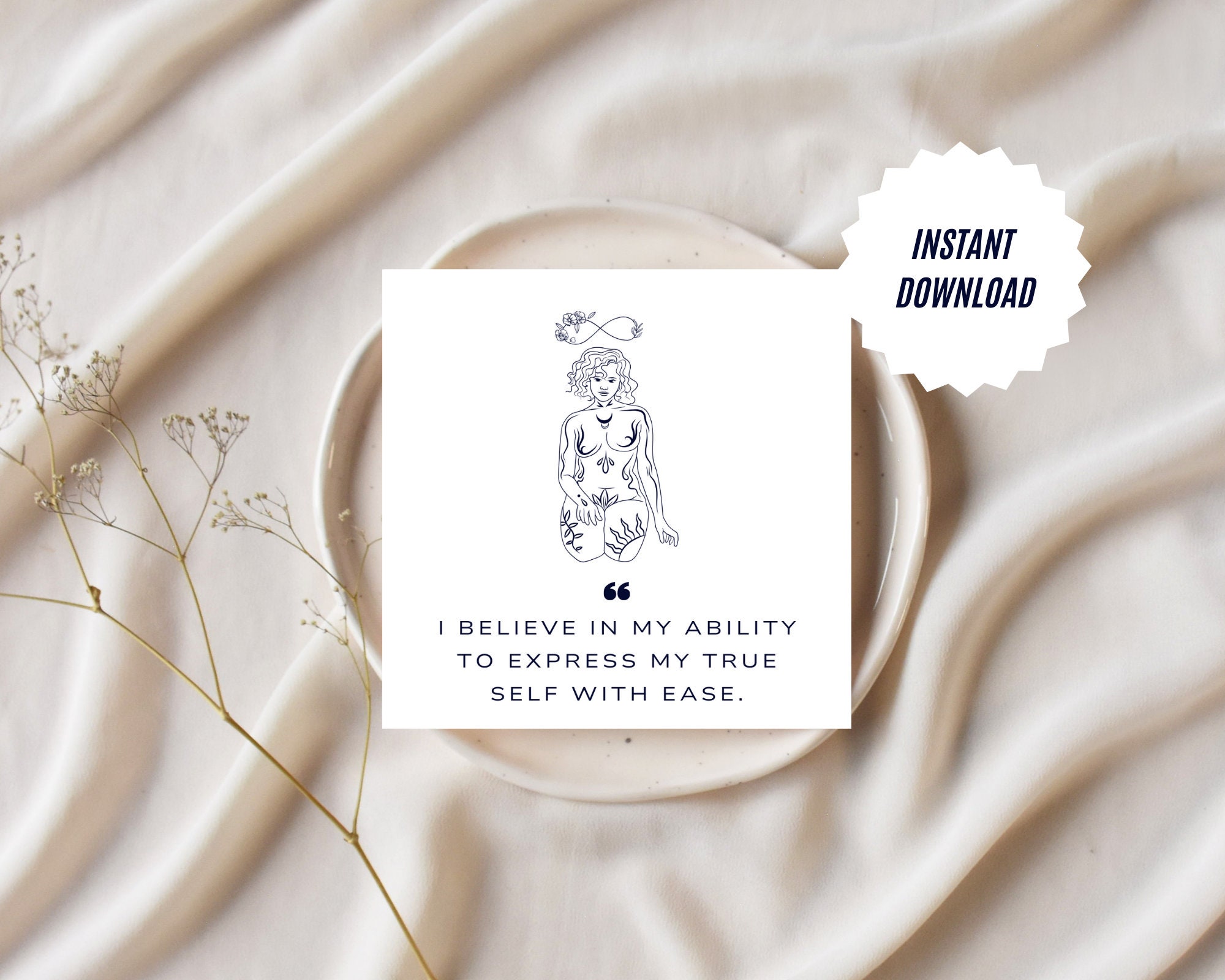 Positive Affirmation Cards Printable for Daily Inspiration - Etsy