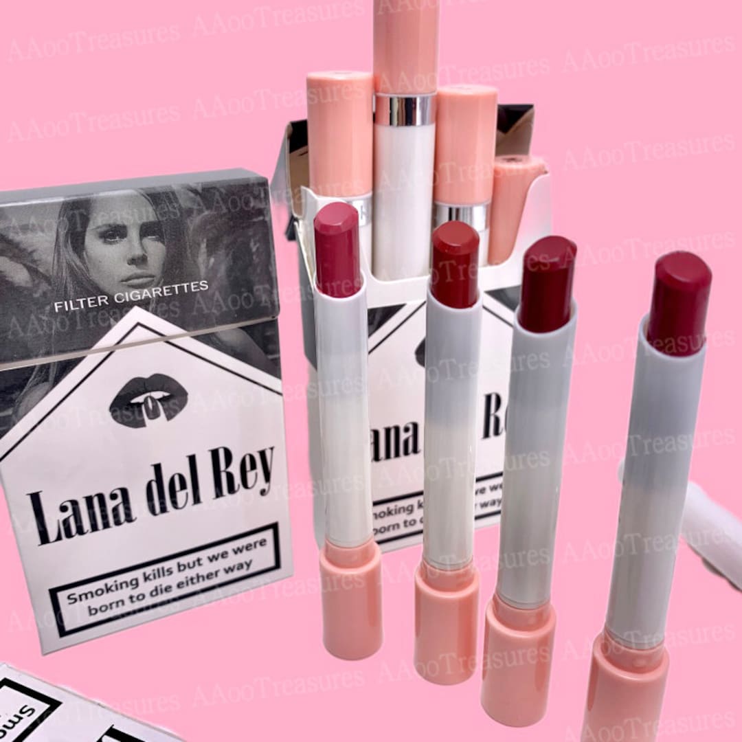 Lana Del Rey Lipstick, Cool Girl Cigarette Box Design Lipstick , Lana ...