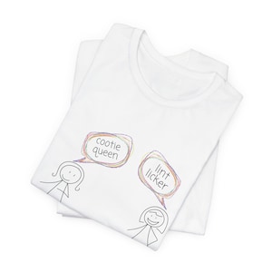 Nostalgic Cootie Queen/lint Licker Unisex Short Sleeve Tee, 80's Tshirt ...