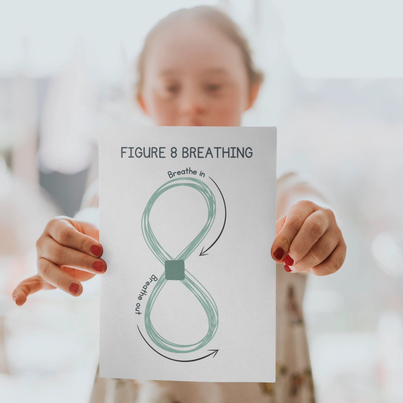 Breathing Exercise for Kids, Infinity Breathing Calming Corner Poster ...