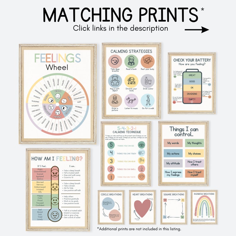 Printable Feelings Wheel Chart, Emotional Awareness Tool, Feelings ...