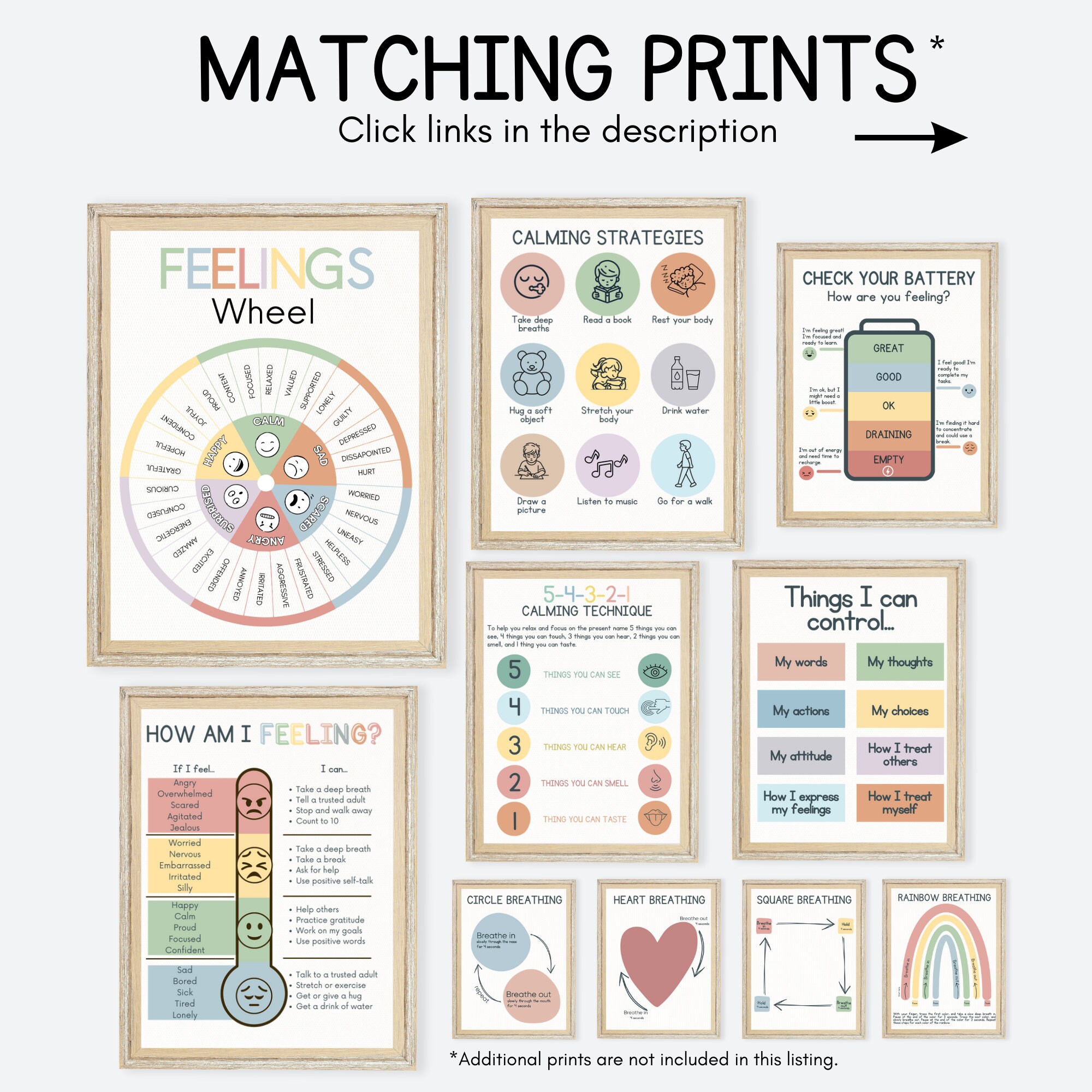 Printable Feelings Wheel Chart, Emotional Awareness Tool, Feelings ...