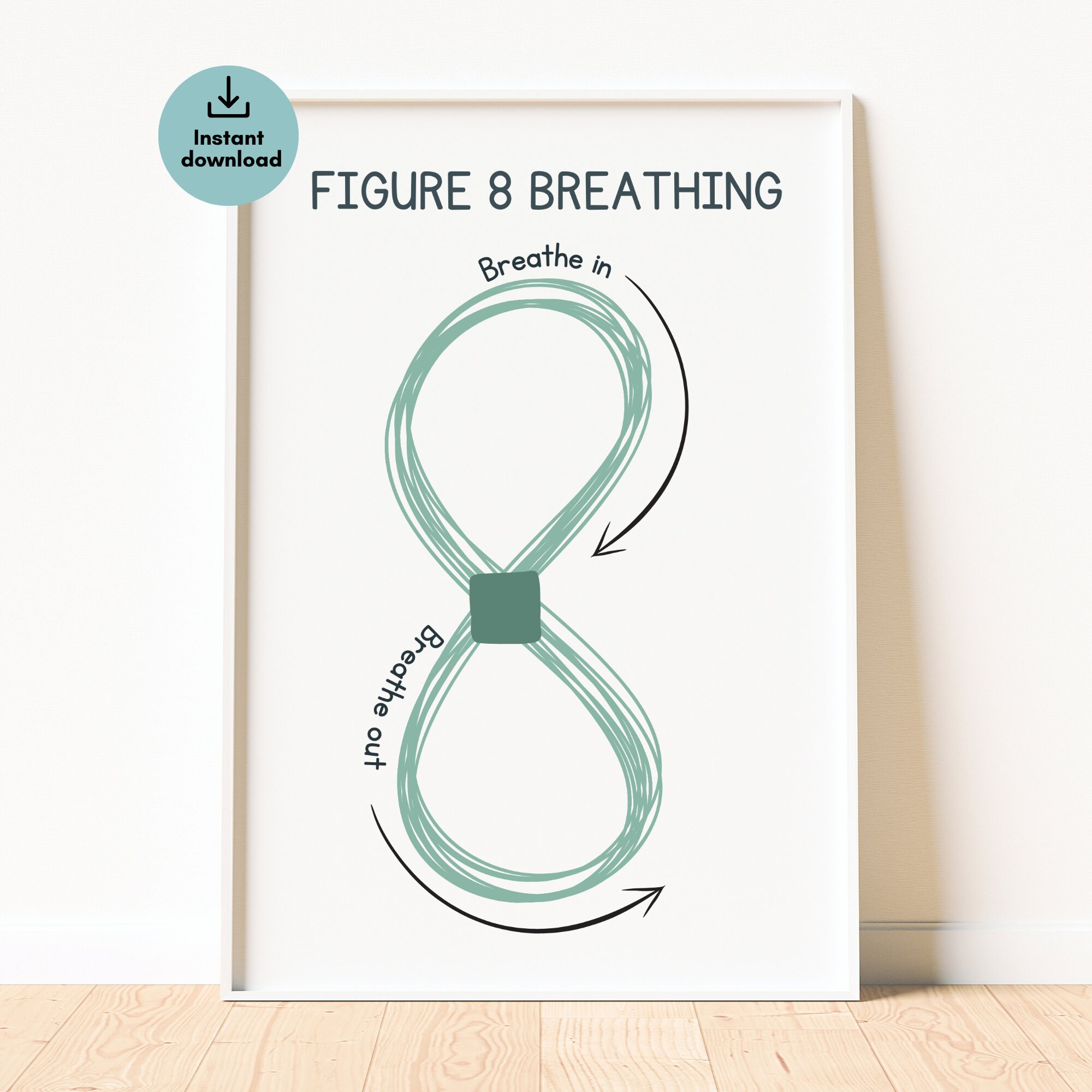 Breathing Exercise for Kids, Infinity Breathing Calming Corner Poster ...