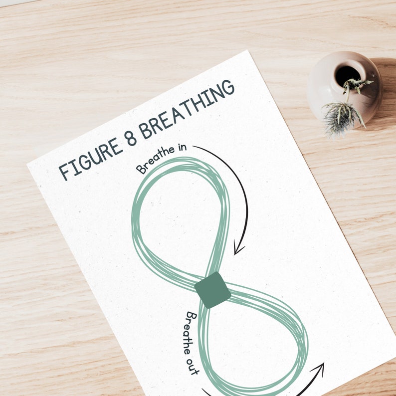 Breathing Exercise for Kids, Infinity Breathing Calming Corner Poster ...