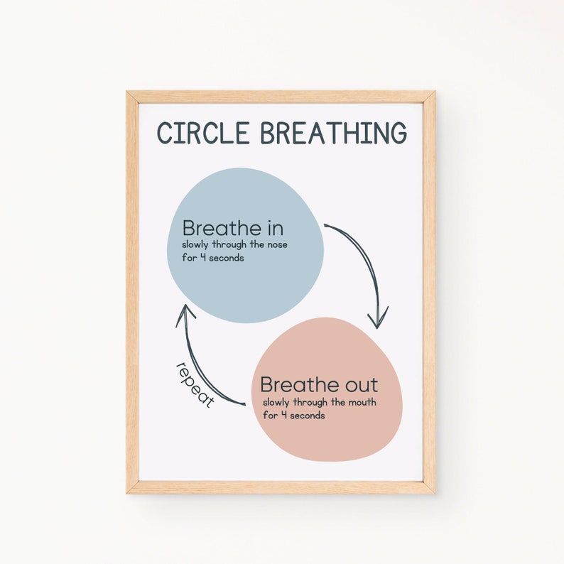 Circle Breathing Exercise, Breathing Exercise for Kids, Calming ...