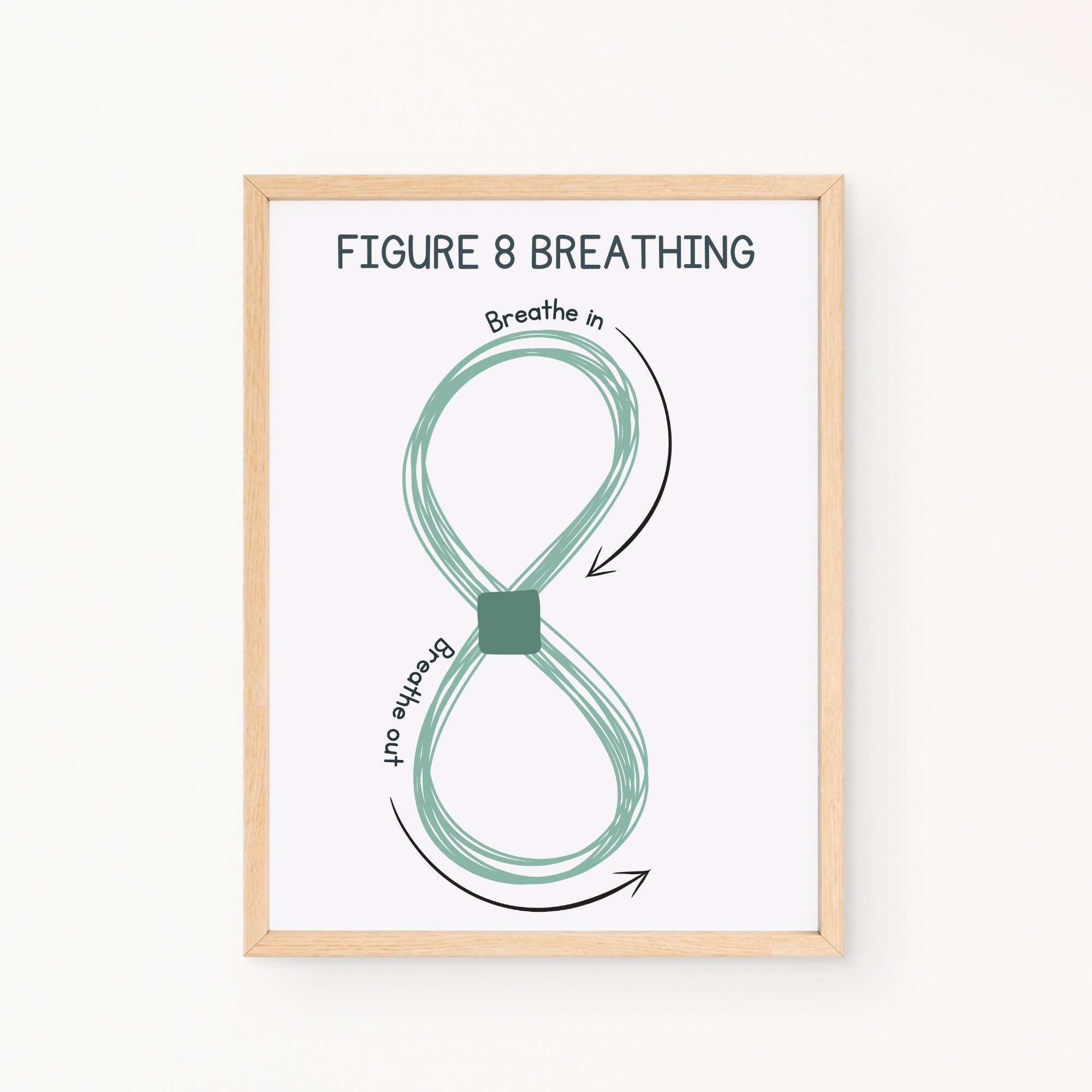 Breathing Exercise for Kids, Infinity Breathing Calming Corner Poster ...