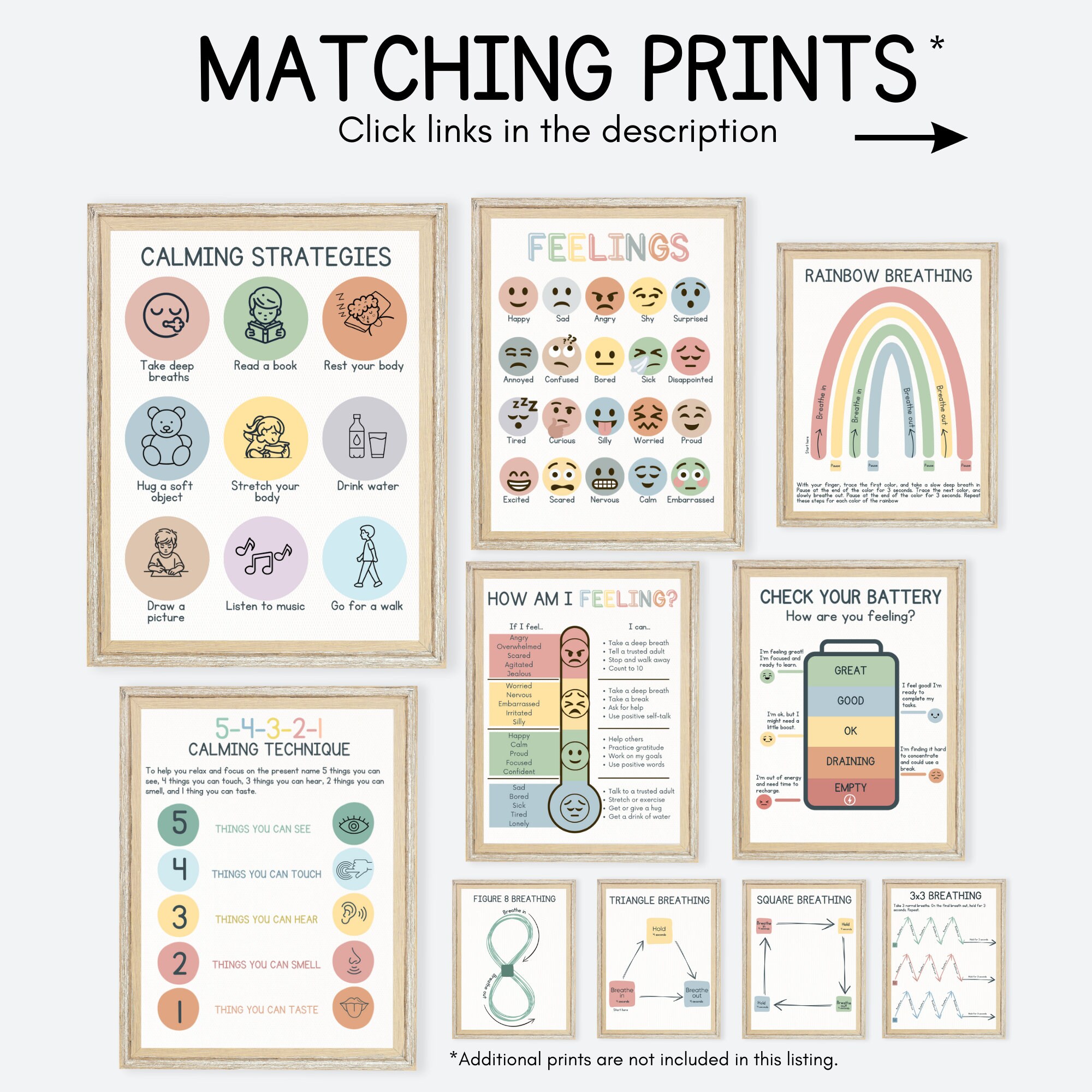 Calming Strategies Printable, Calm Corner Coping Skills Poster ...