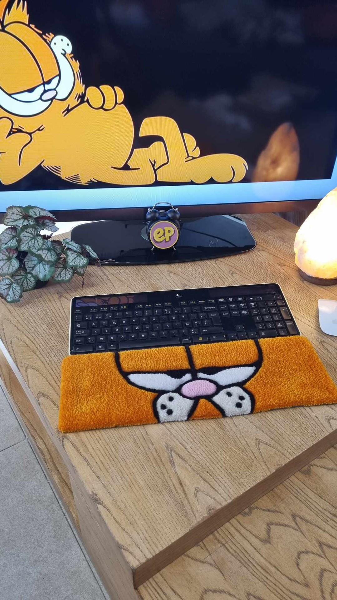 Garfield : Tufted Tapis Réalisé à La Main 15cm X 45cm - Etsy