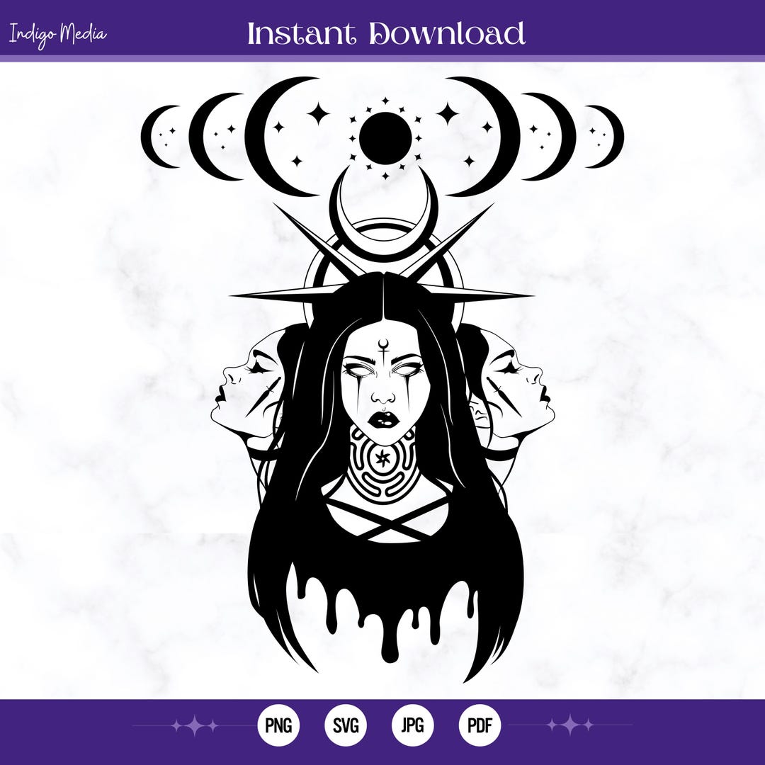 Hecate SVG | Hekate | Hecate Goddess SVG | Witch | Witchcraft Cut Files ...