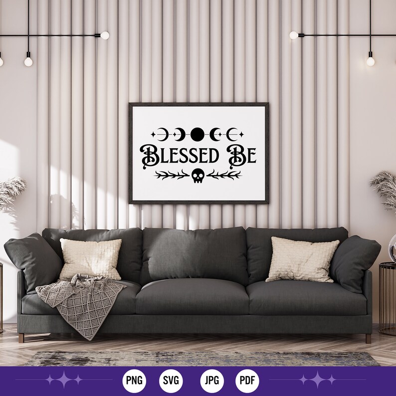 Blessed Be SVG | Pagan SVG | Witchcraft SVG | Wicca Cut Files | Cricut ...