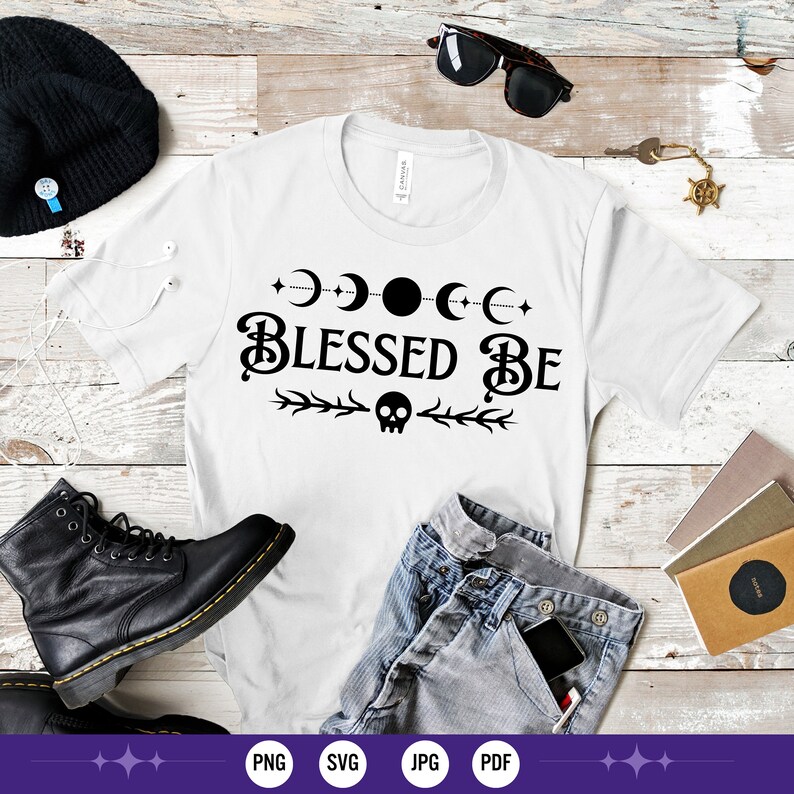 Blessed Be SVG | Pagan SVG | Witchcraft SVG | Wicca Cut Files | Cricut ...