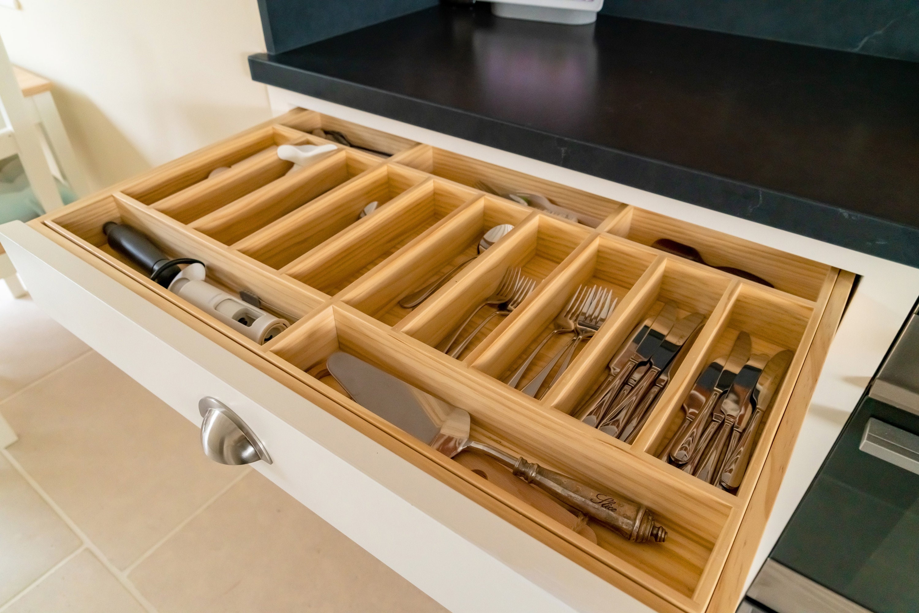Custom Cutlery Trays. Bespoke, Handmade to Order. Drawer Organisers ...