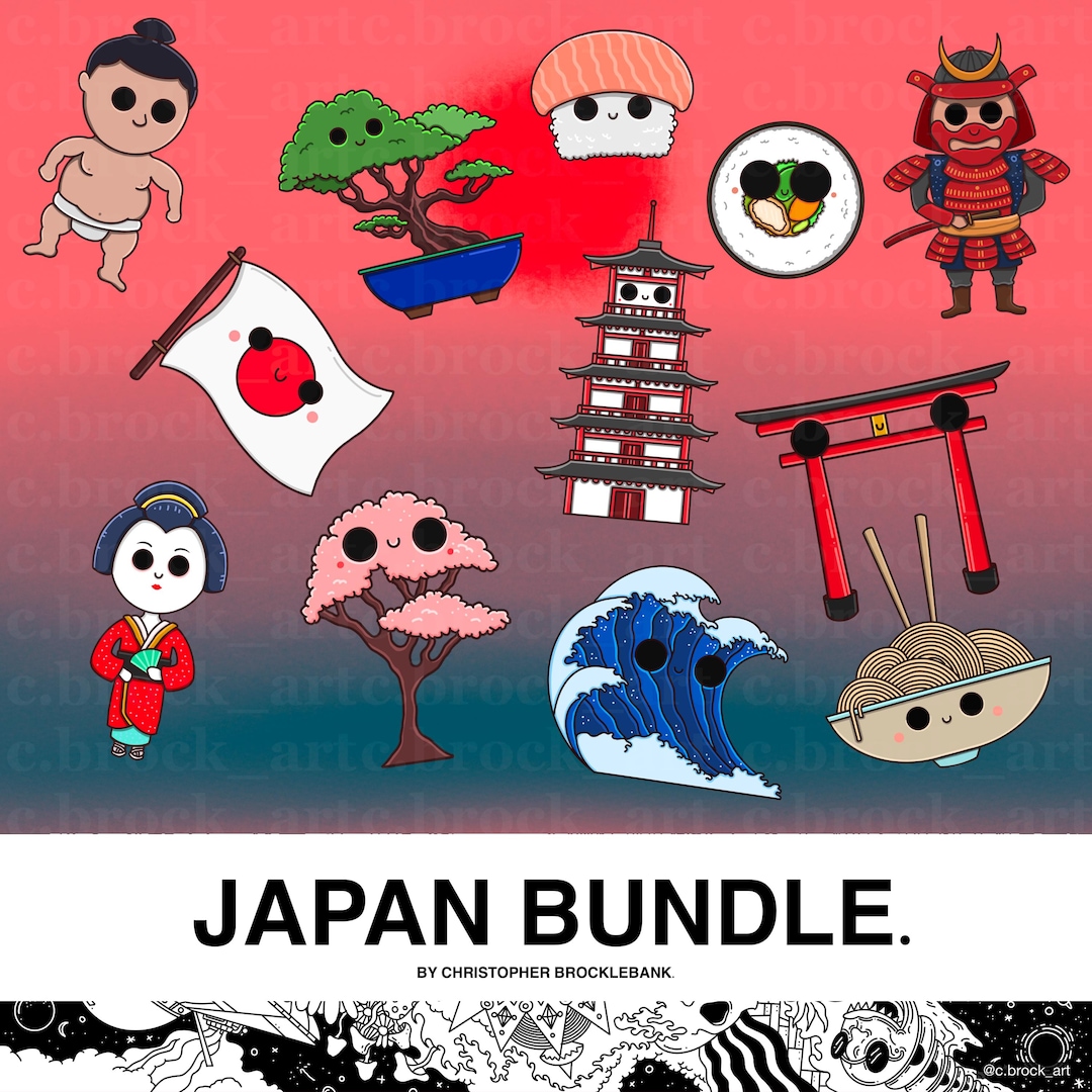 Japan Vector Bundle - Etsy