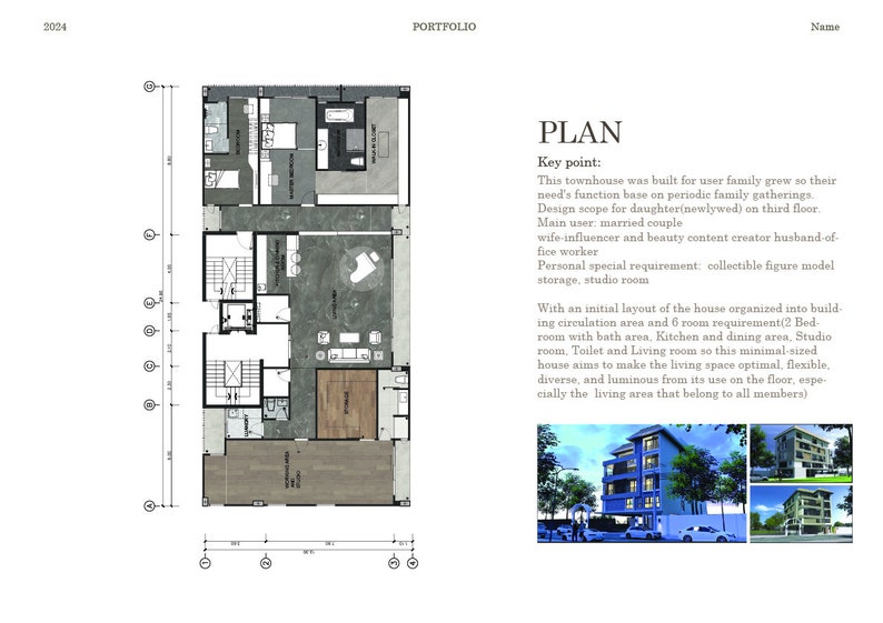 Template Portfolio for Architecture Student Illustrator File (.ait) - Etsy