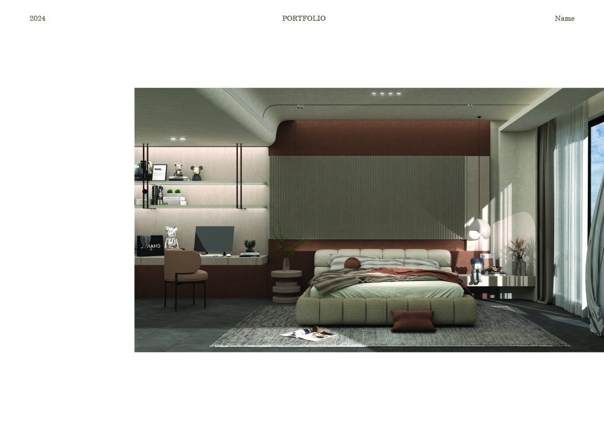 Template Portfolio for Architecture Student Illustrator File (.ait) - Etsy