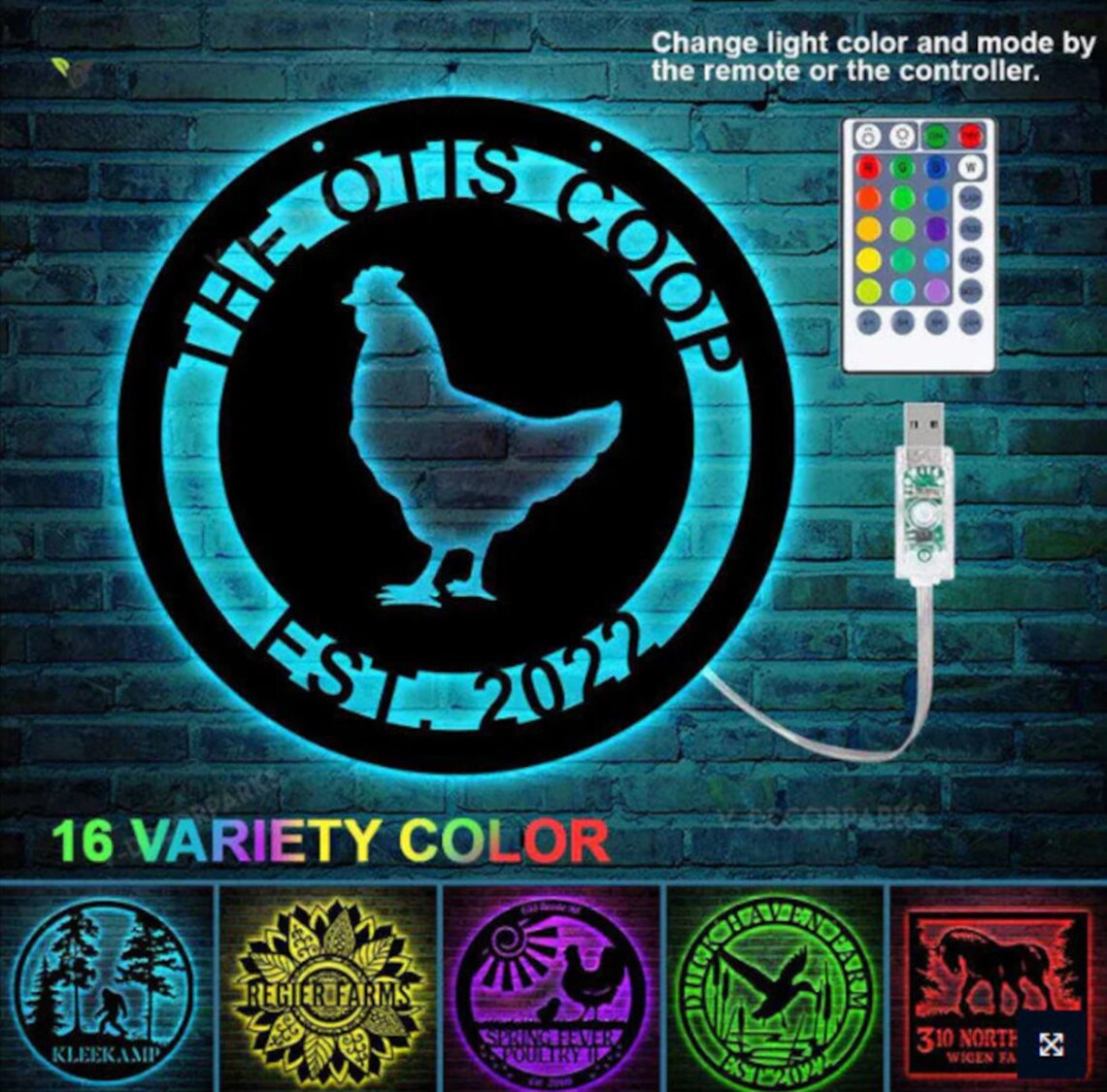 Personalized Catfish Fishing Metal Wall Art With LED Light,catfish ...