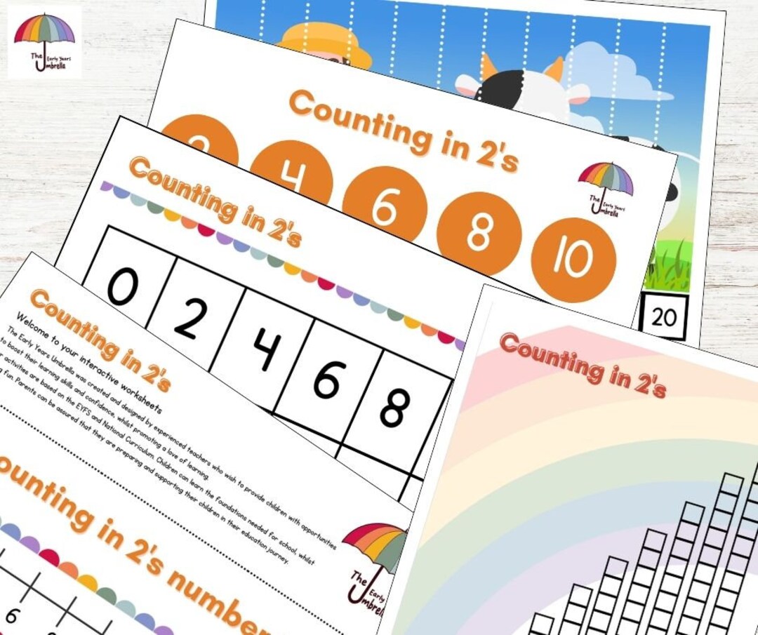 Counting in 2s MEGA Printable Teaching Resource Pack, Digital Download ...