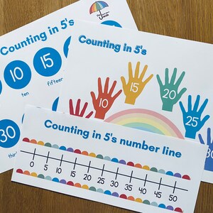 Counting in 5s MEGA Printable Teaching Resource Pack, Digital Download ...