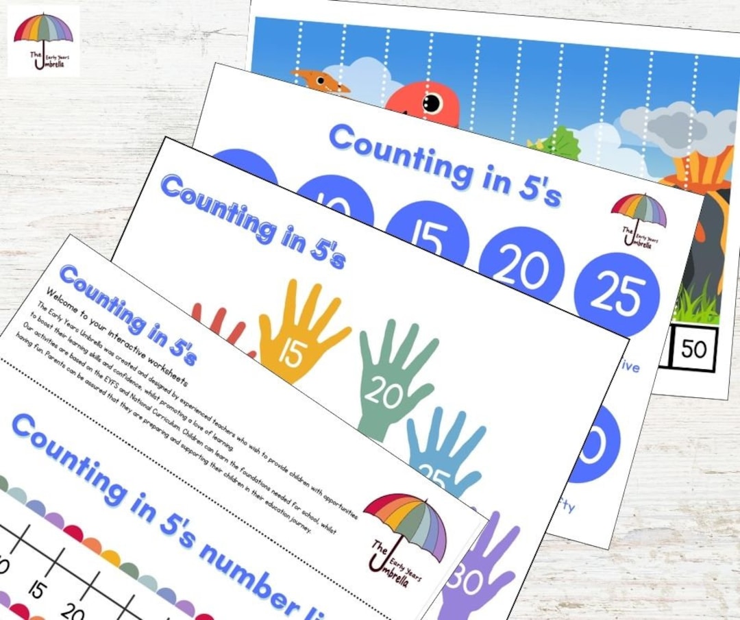 Counting in 5s MEGA Printable Teaching Resource Pack, Digital Download ...