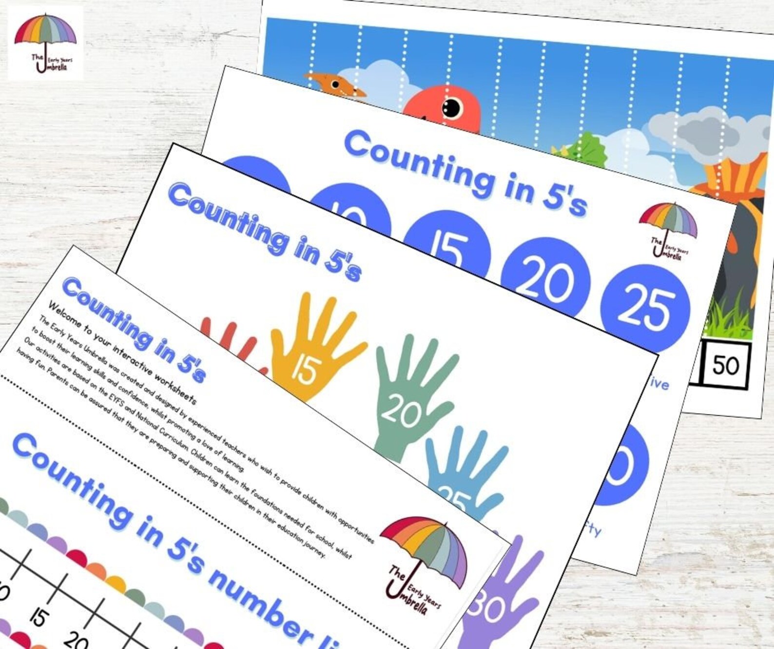 Counting in 5s MEGA Printable Teaching Resource Pack, Digital Download ...