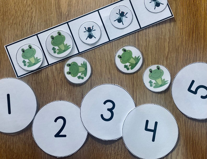 5 Little Speckled Frogs MEGA Printable, Nursery Rhyme,learning Activity ...