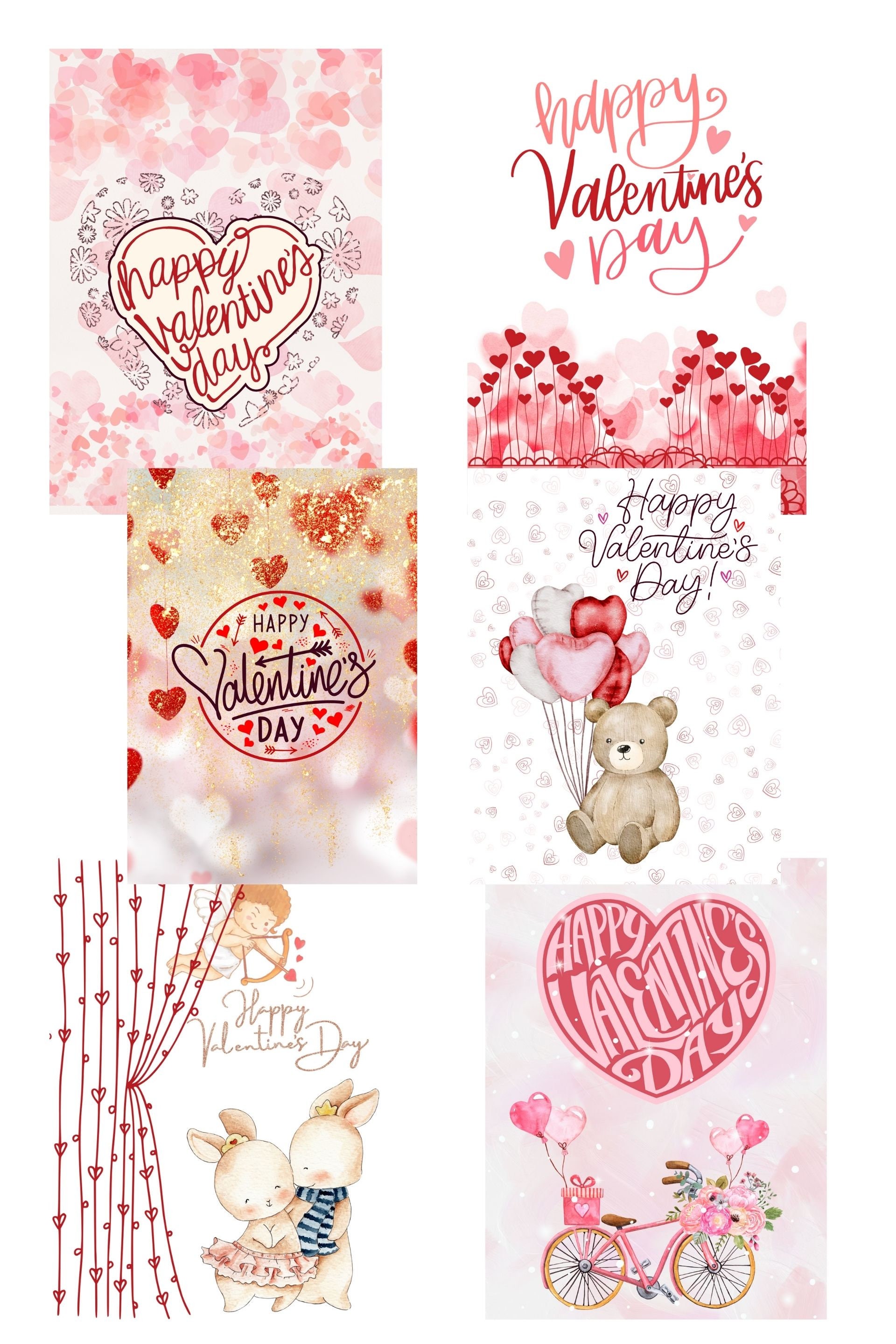 Valentine's Day Gift Tags,classroom Valentine's Day Cards for Kids ...