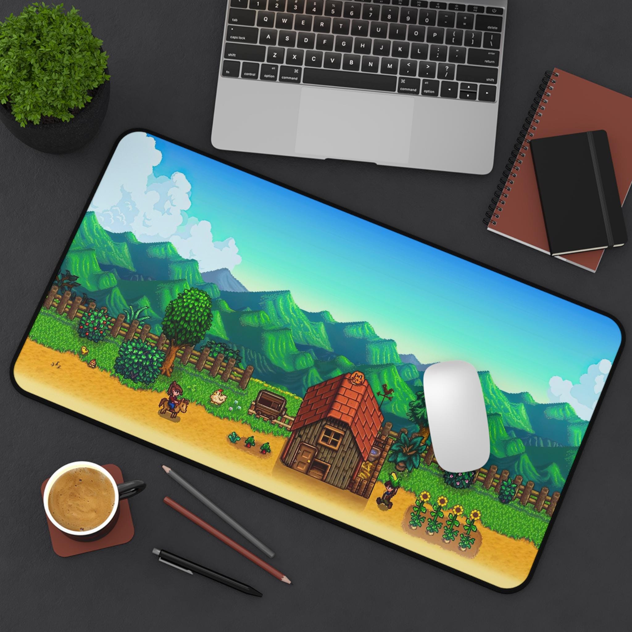 Stardew Valley Farm Desk Mat - Gaming Mouse Pad XXL, Gaming Desk Pad ...