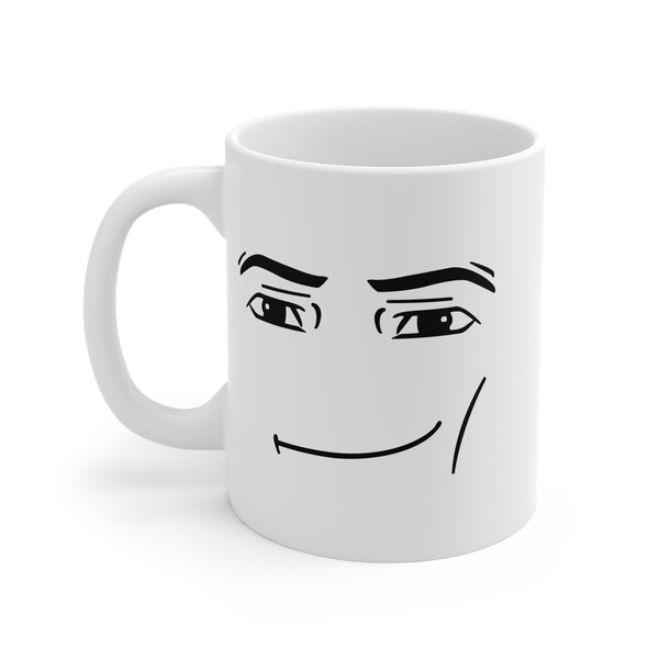 Roblox Man Face Mugs Etsy