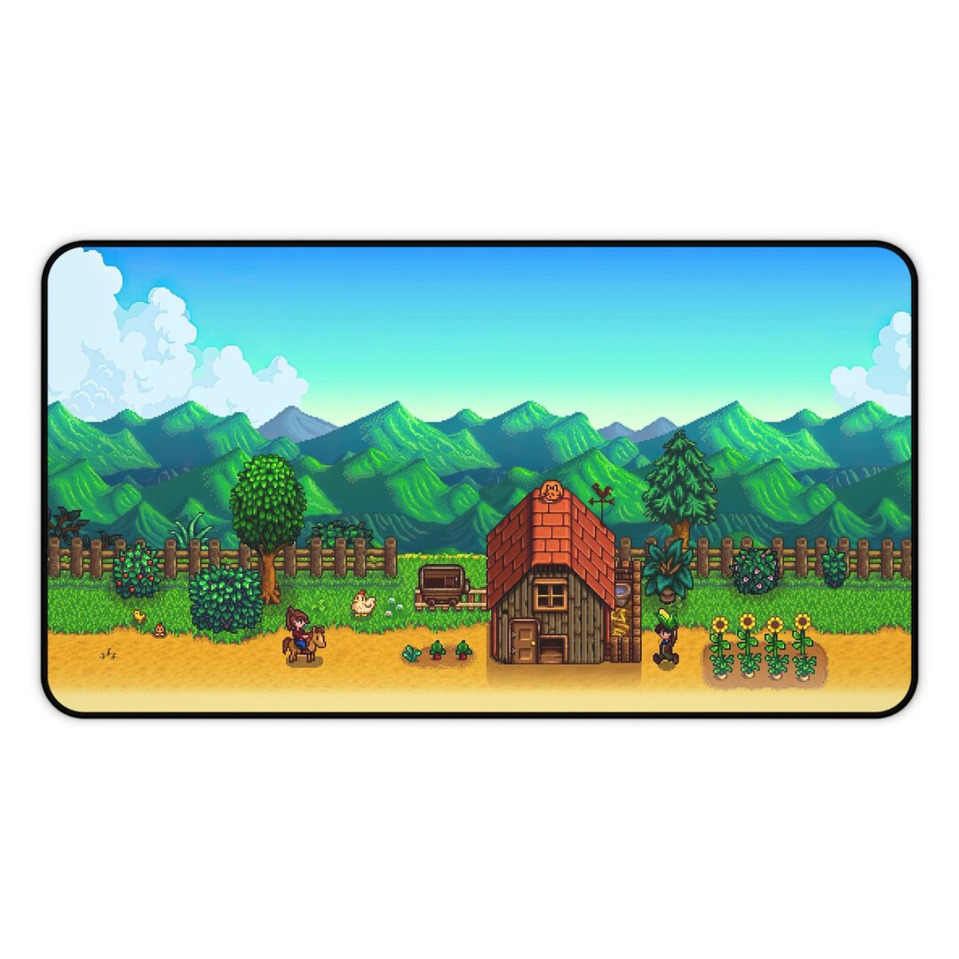 Stardew Valley Farm Desk Mat - Gaming Mouse Pad XXL, Gaming Desk Pad ...