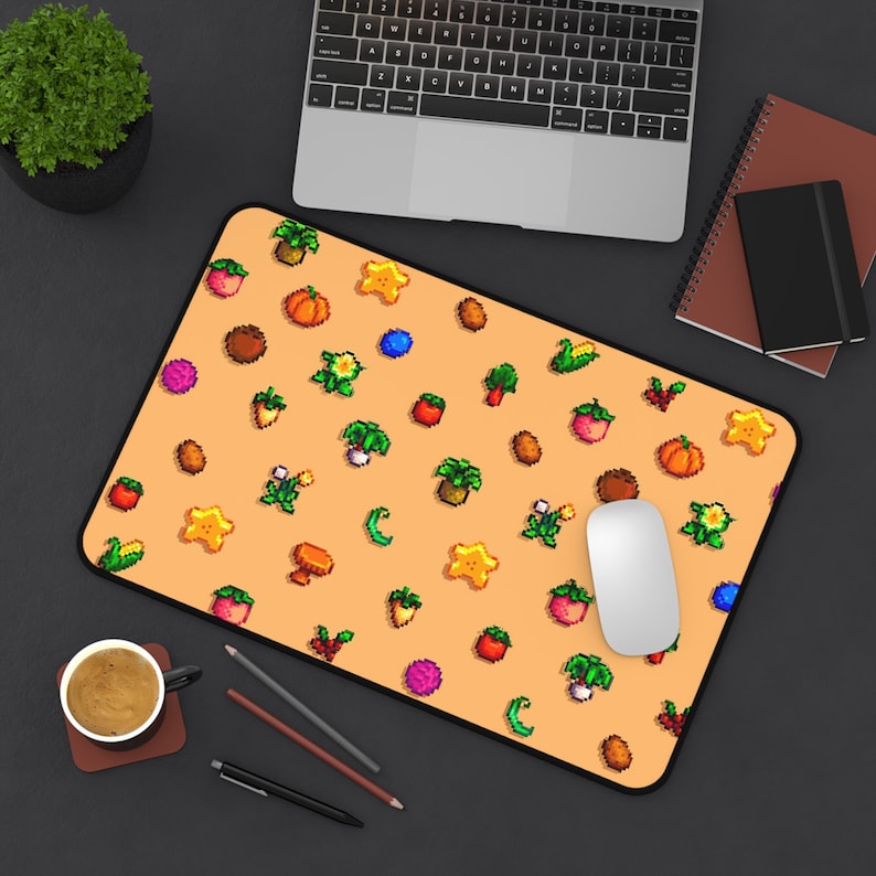 Stardew Valley Fruit Desk Mat / Gaming Mouse Pad XXL, Gaming Desk Pad ...