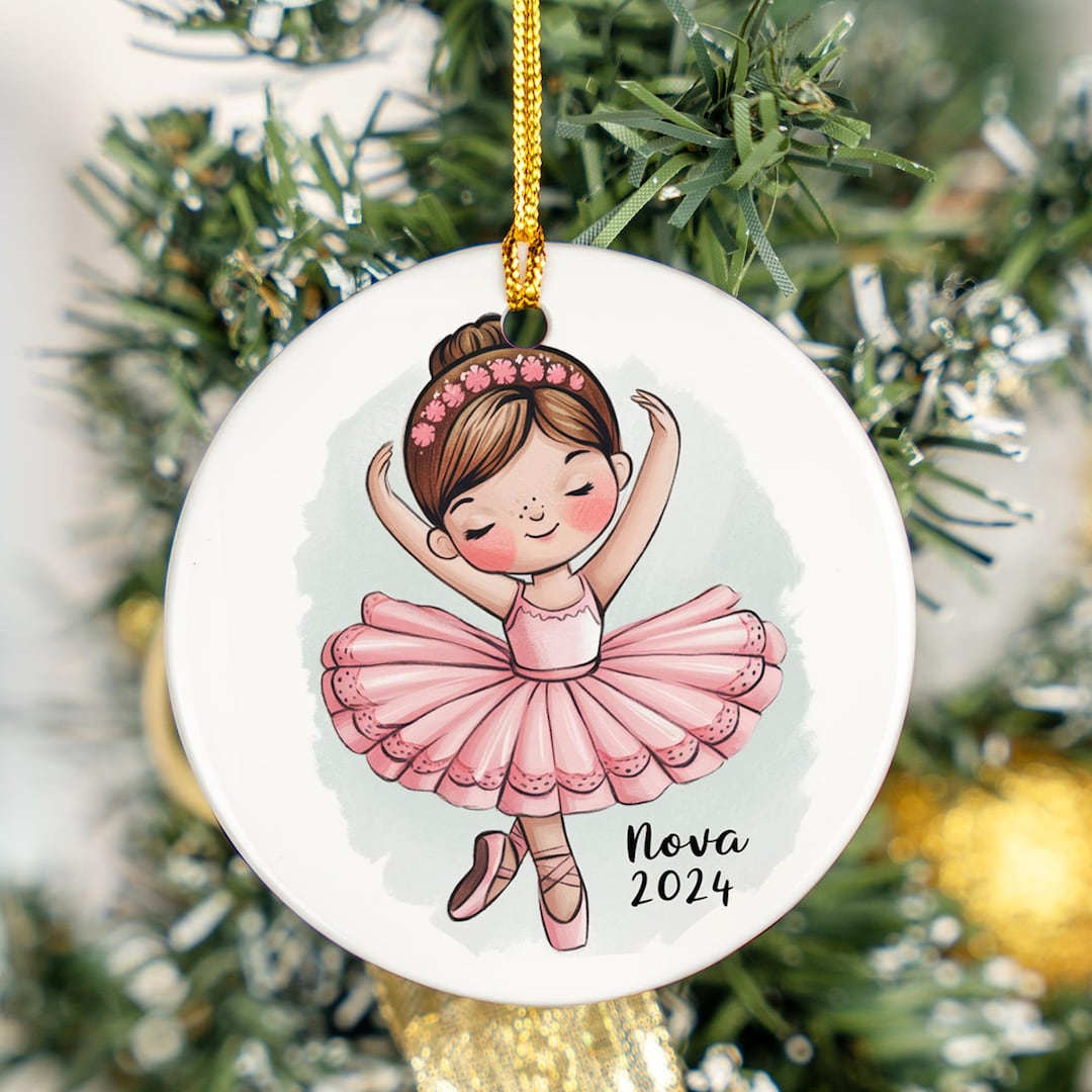 Personalized Ballet Dancer Christmas Ornament - Dance Ornament for ...