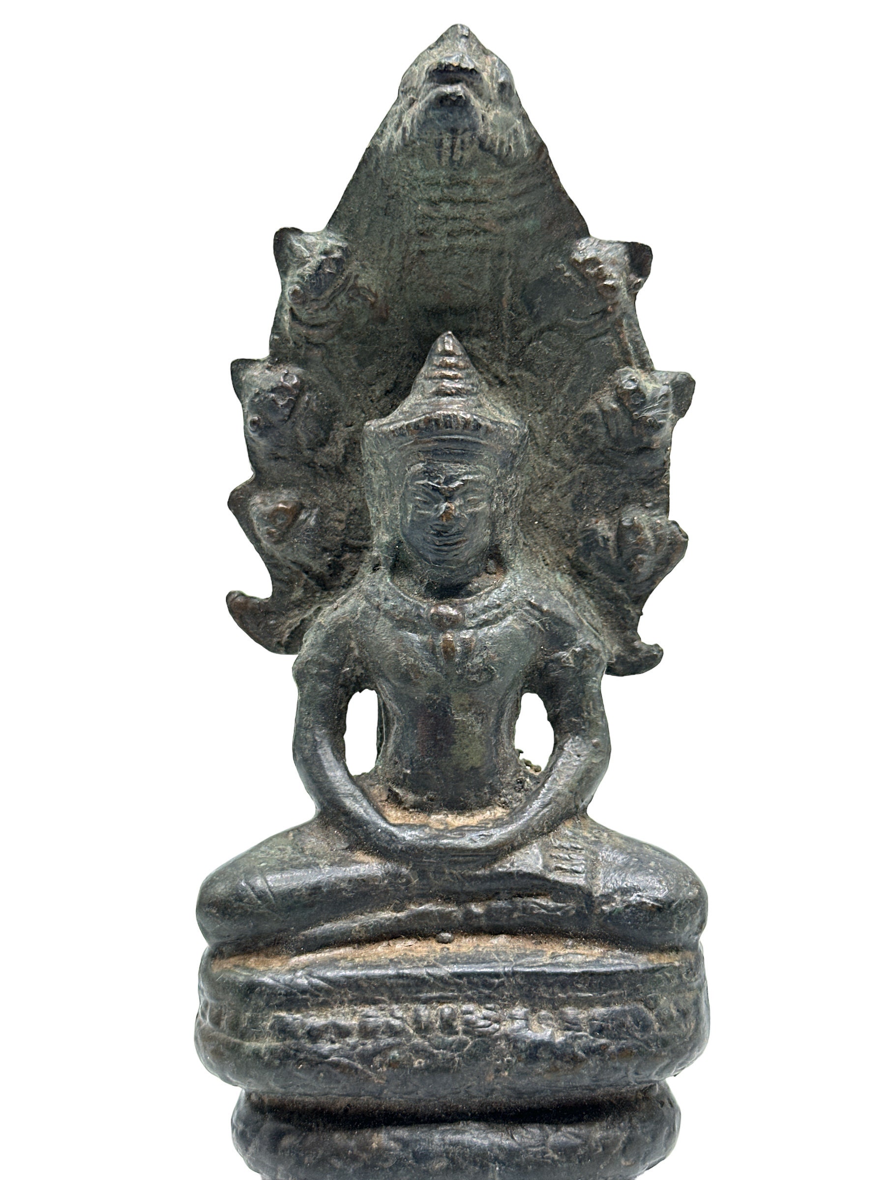 Antique Thailand Amulet Phra Nakhonprak Naga Guardian , Placed on ...