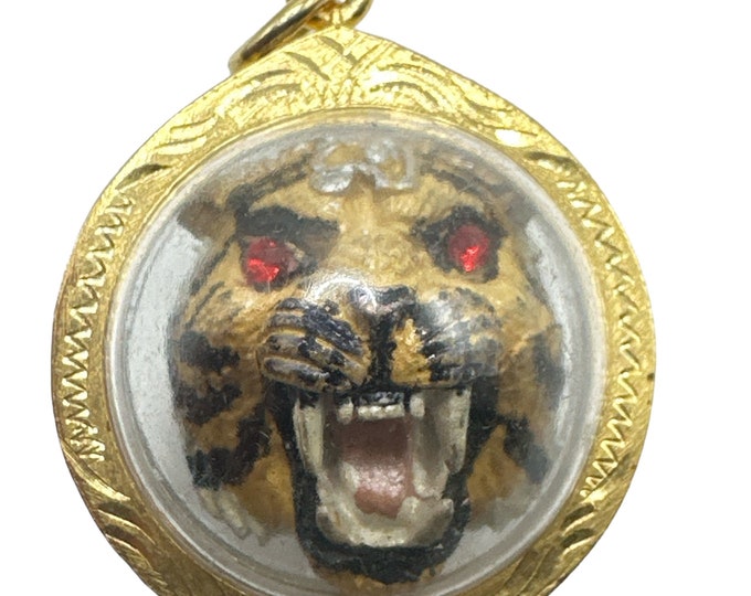 Luang Por Pern Tiger Amulet | Sacred Thai Talisman From Wat Bang Phra ...