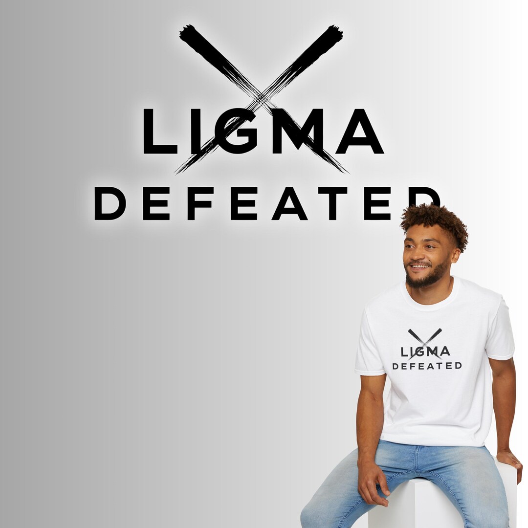 X Out Ligma: Officially Over Unisex Tshirt, Meme Master Tee, Victory T ...