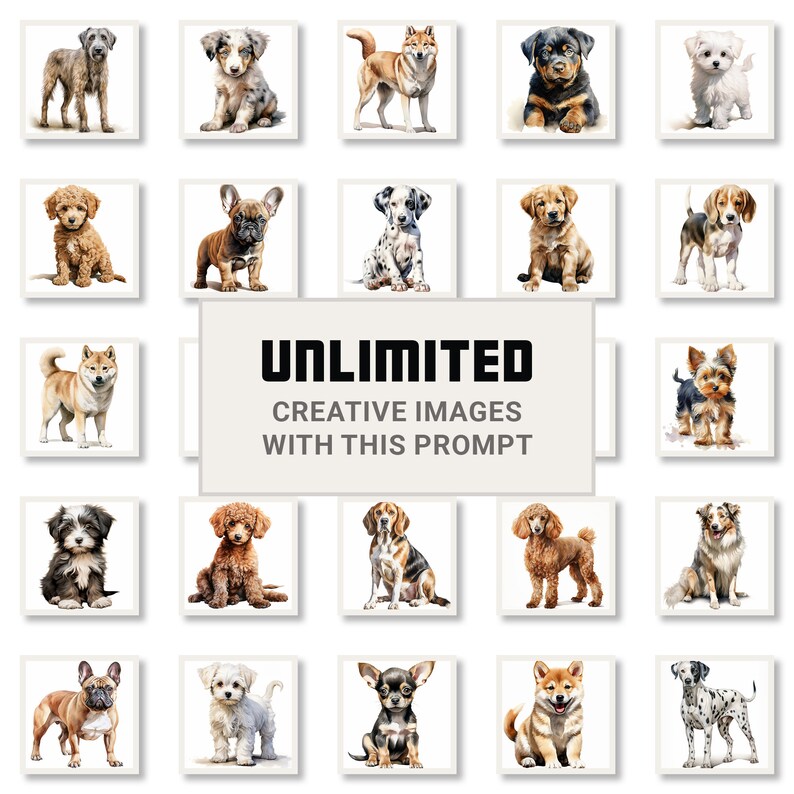 Midjourney Prompts, Dog Prompt, Puppy Illustration, Cute Puppies, Dog ...
