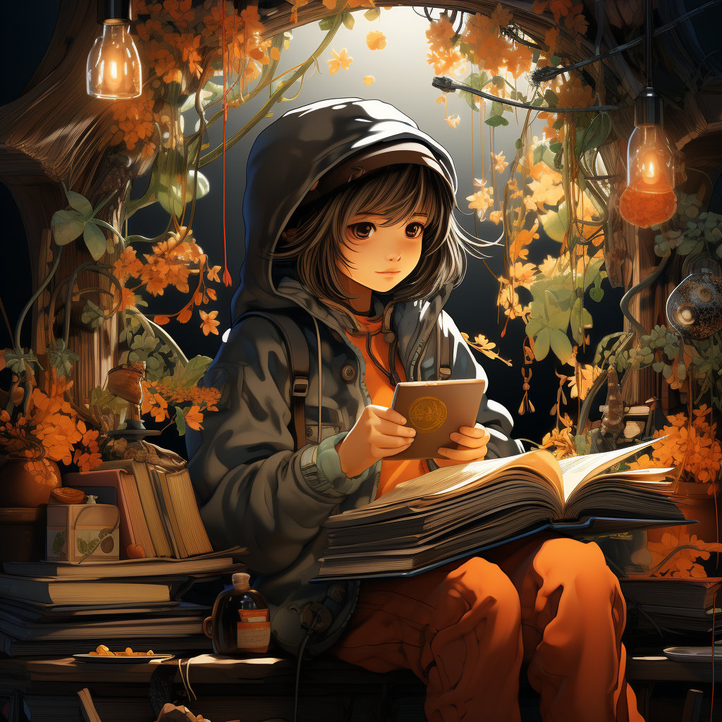 Anime Booknook Clip Art Digital Shelf Decor Printable DIY - Etsy