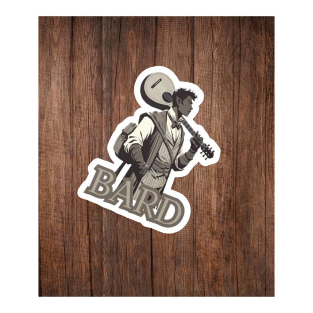 Dnd Bard Sticker Decal Car Sticker Computer Sticker Dungeons and ...