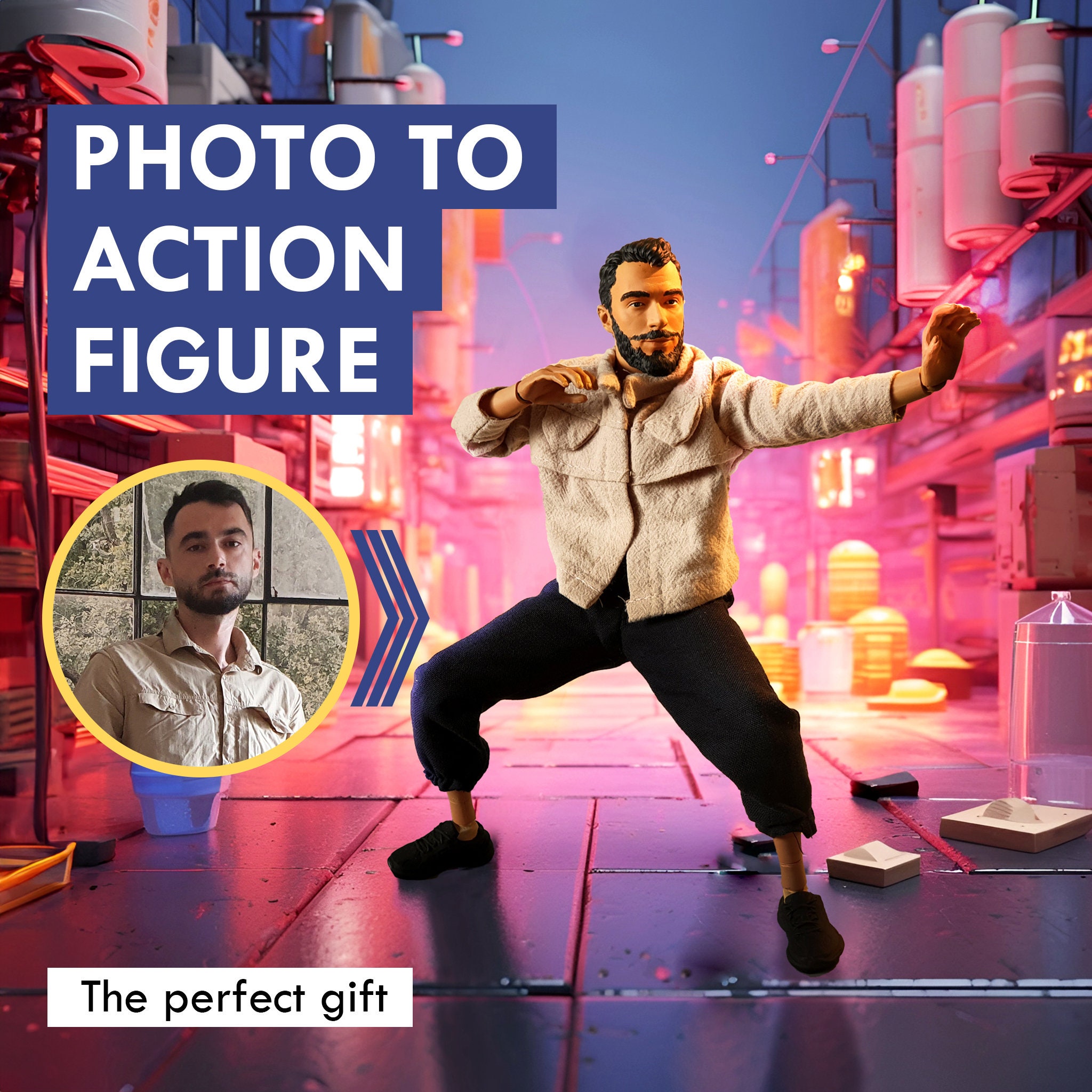 Personalized Figure Gifts Articulated 3D Figurine Custom Gift Custom ...