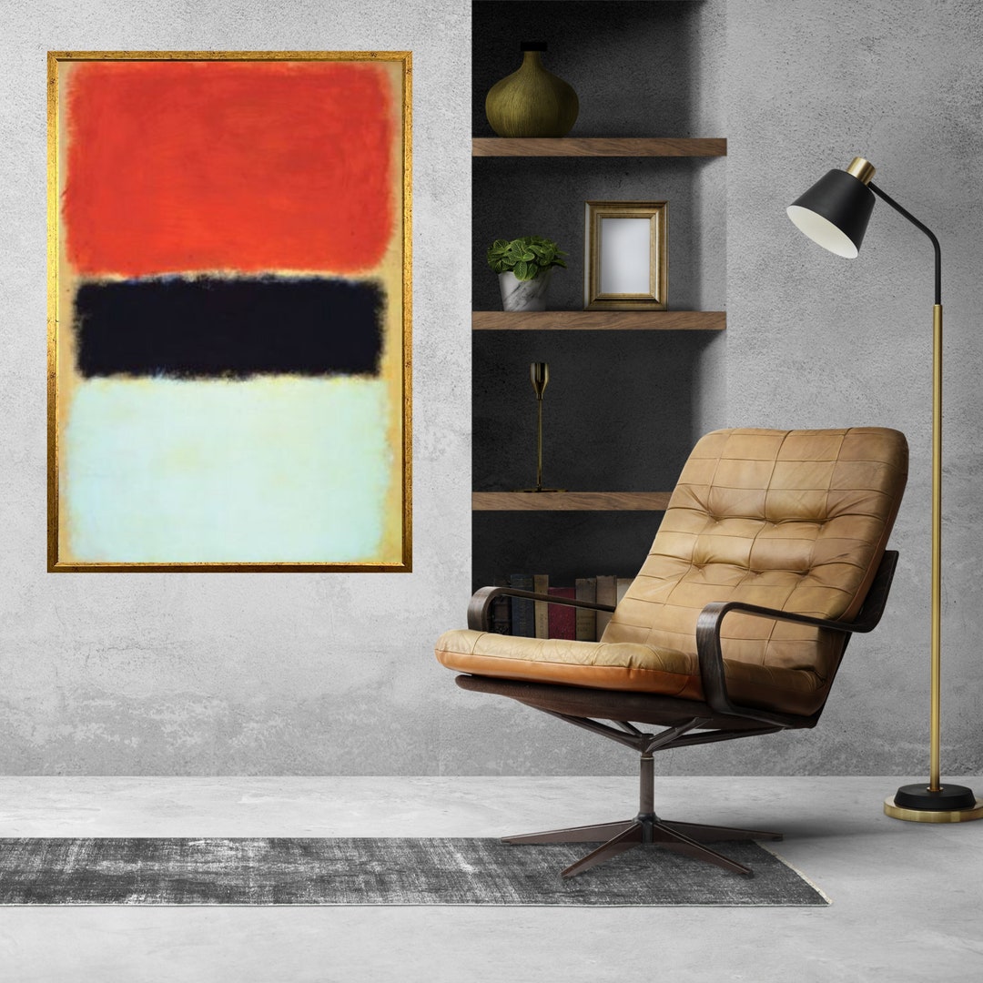 Large Rothko Inspired Wall Art, Abstract Canvas Print, Minimalist Home ...