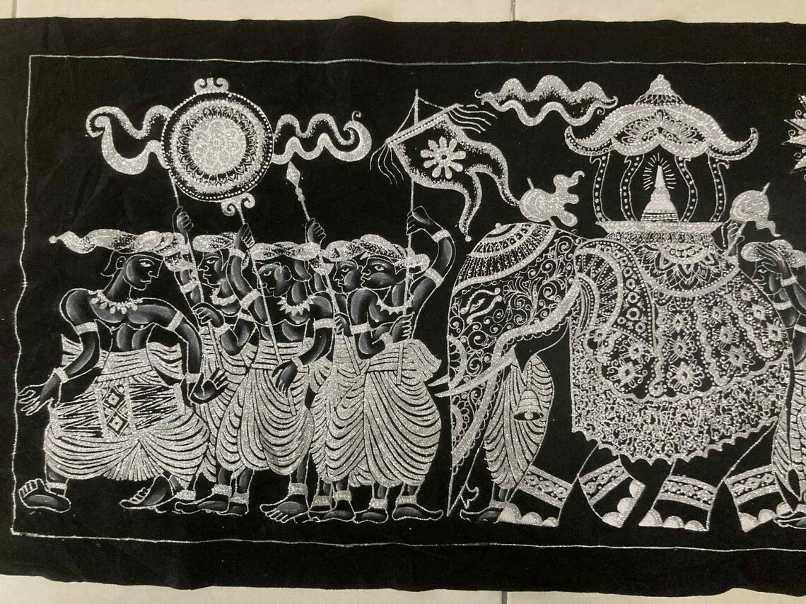 Kandy Esala Perahera Wall Art,sri Lanka Traditional Festival Decor ...