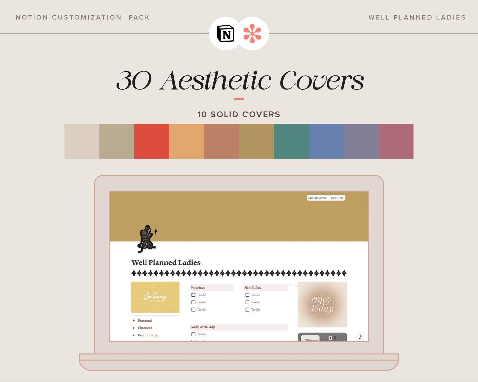 Notion Icon for Notion Template, Notion Cover, Notion Customization ...