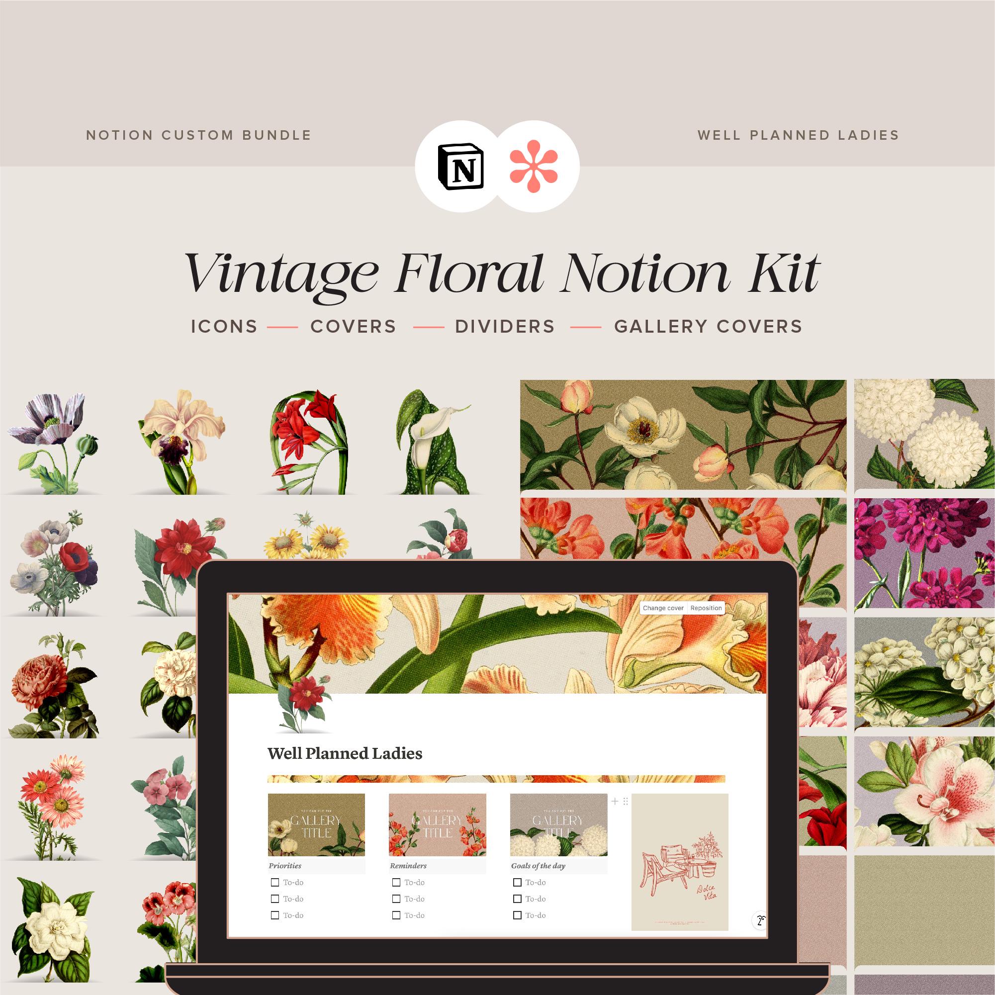 Notion Icon Pack Editable in Canva, Notion Custom Icon Set, Notion ...