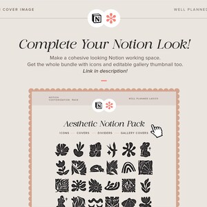 Notion Aesthetic Cover Image, Notion Cover Template for Content ...