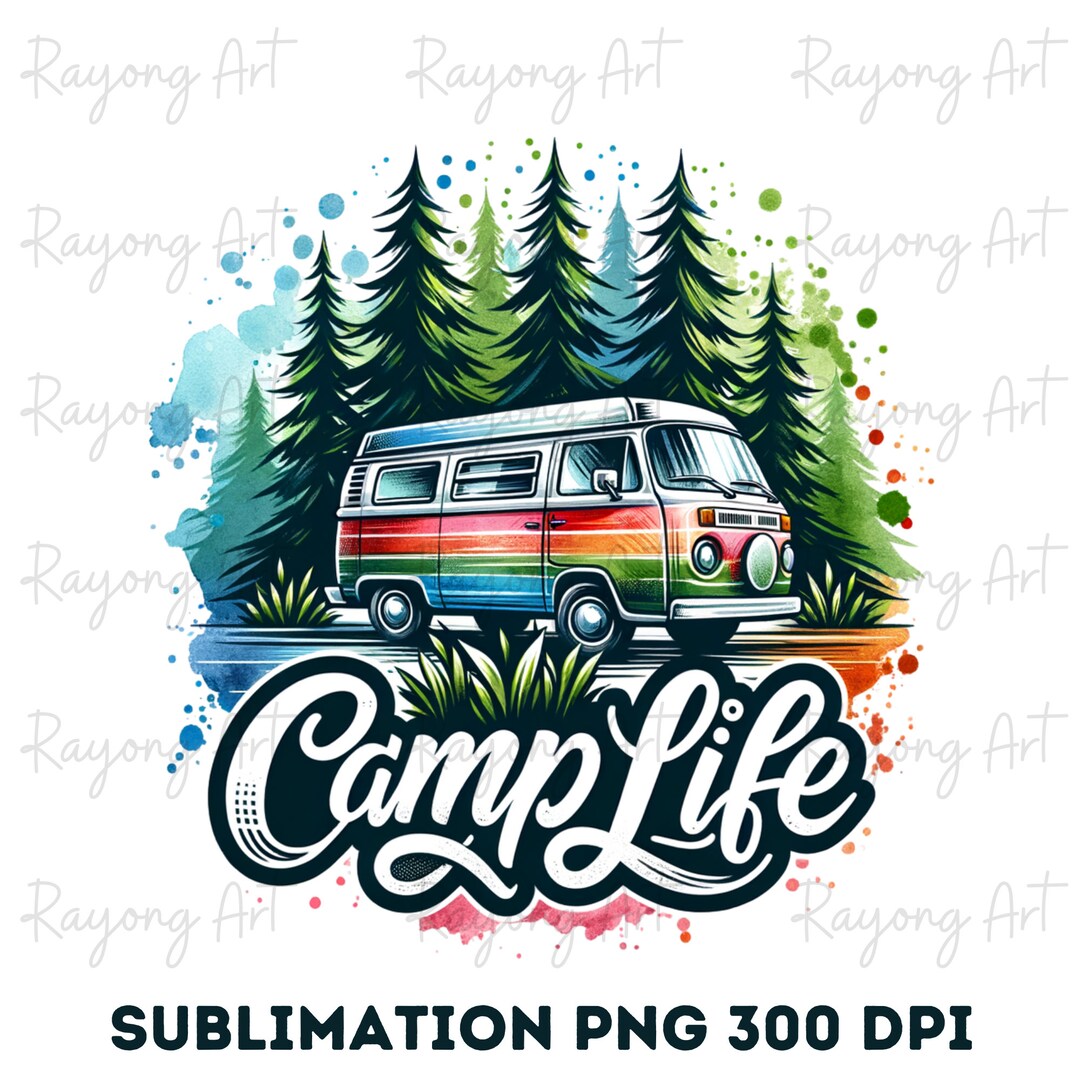 Camp Life PNG File, Camping PNG Sublimation, Camp Png Camping Design ...