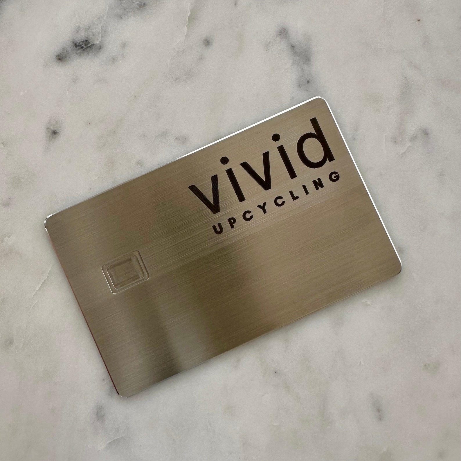 Personalised Custom Metal Credit Debit Card Laser Engraved Stainless ...