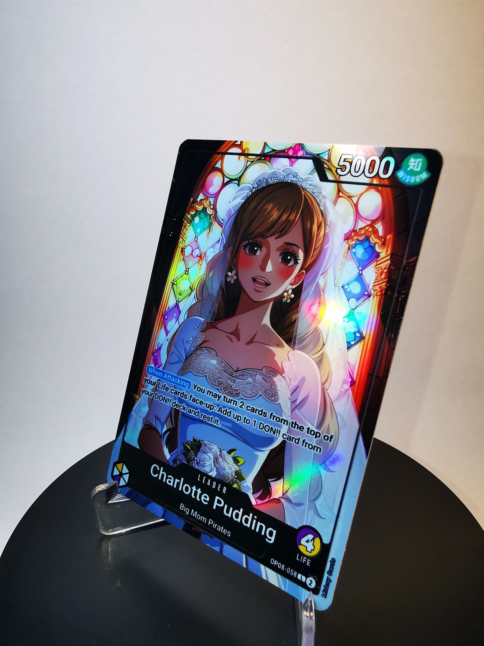 Charlotte Pudding Custom Leader OP08 – Karte One Piece Custom - Hyper ...