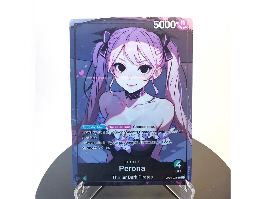 Perona Custom Leader OP06 – Karte One Piece Custom - Hyper-gloss Full ...