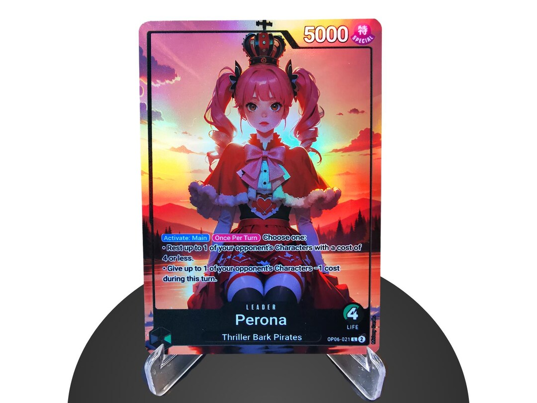 Perona Custom Leader OP06 – Karte One Piece Custom - Hyper-gloss Full ...
